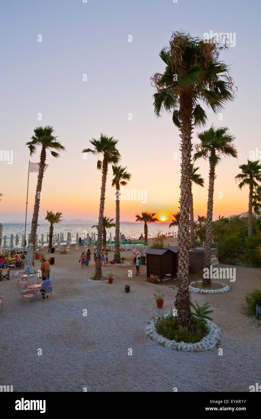 Beach in Palaio Faliro, Greece Stock Photo - Alamy