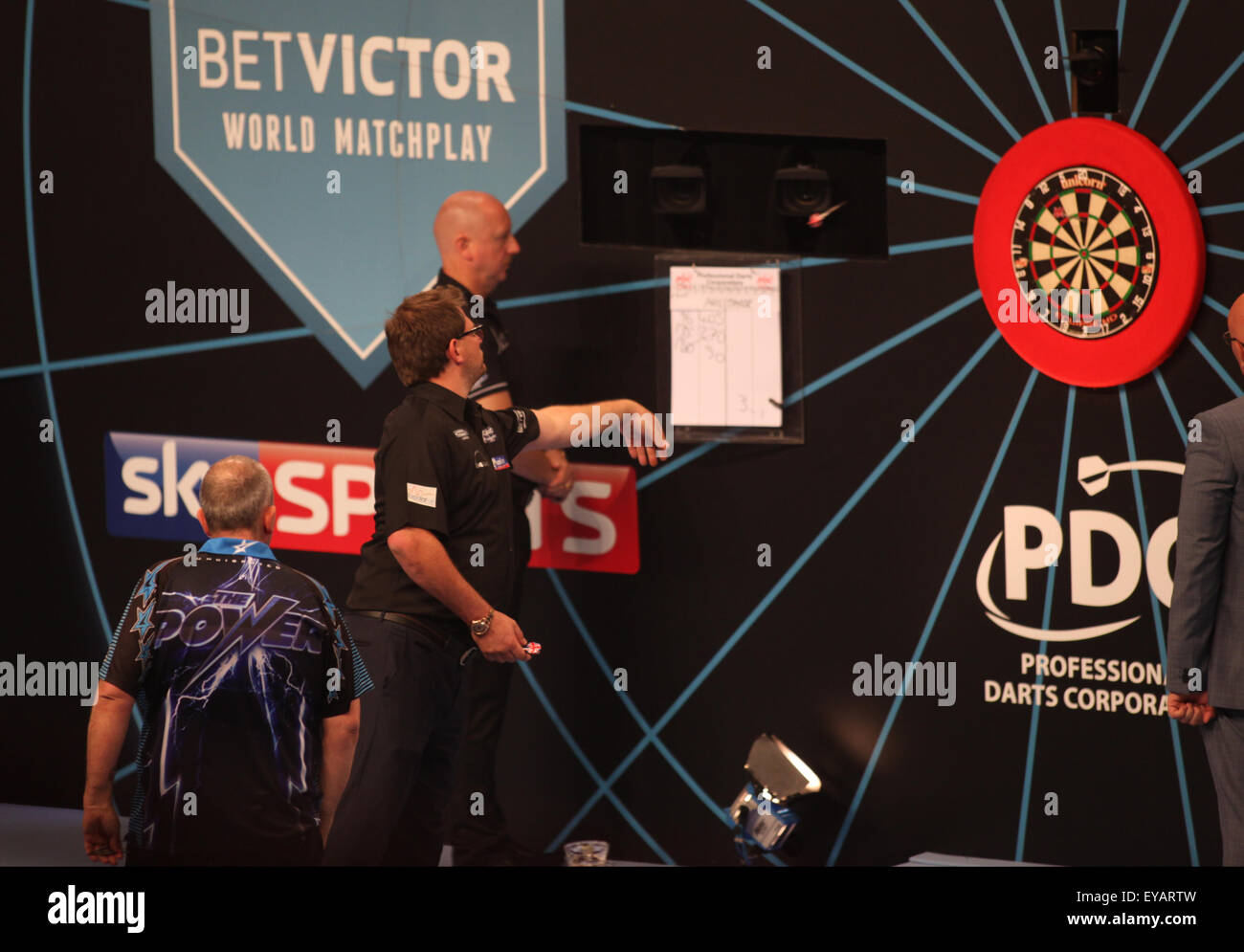 Blackpool, UK. 25th July, 2015. BetVictor World Matchplay Darts. World ...