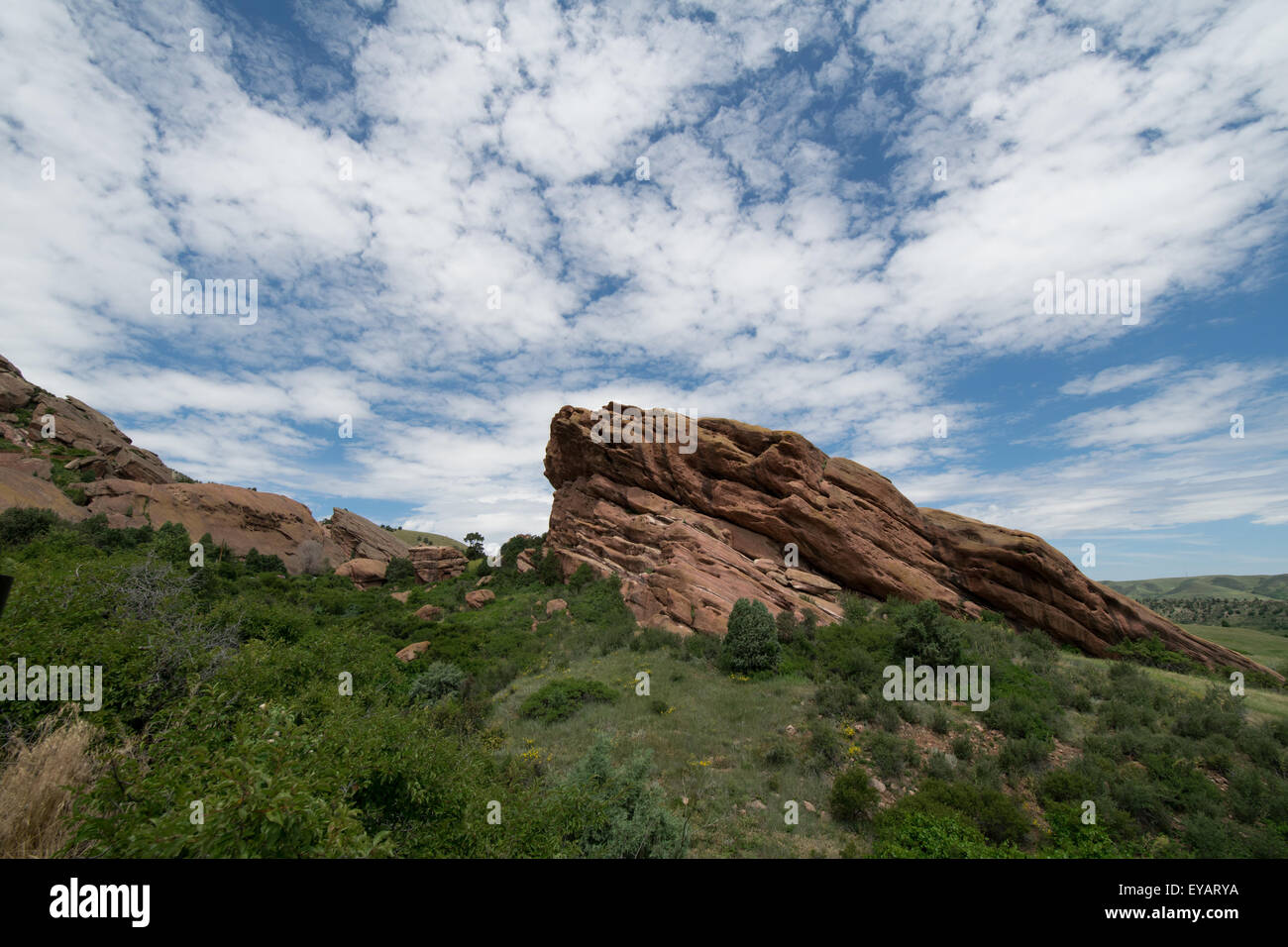 Red Rocks Formation in Colorado Stock Photo - Alamy