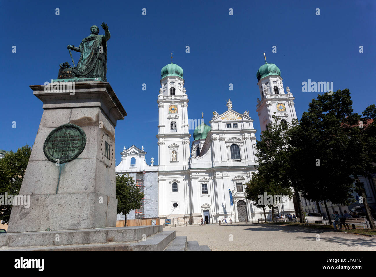 Statue of King Maximilian Joseph I, St. Stephan's Cathedral, Passau ...