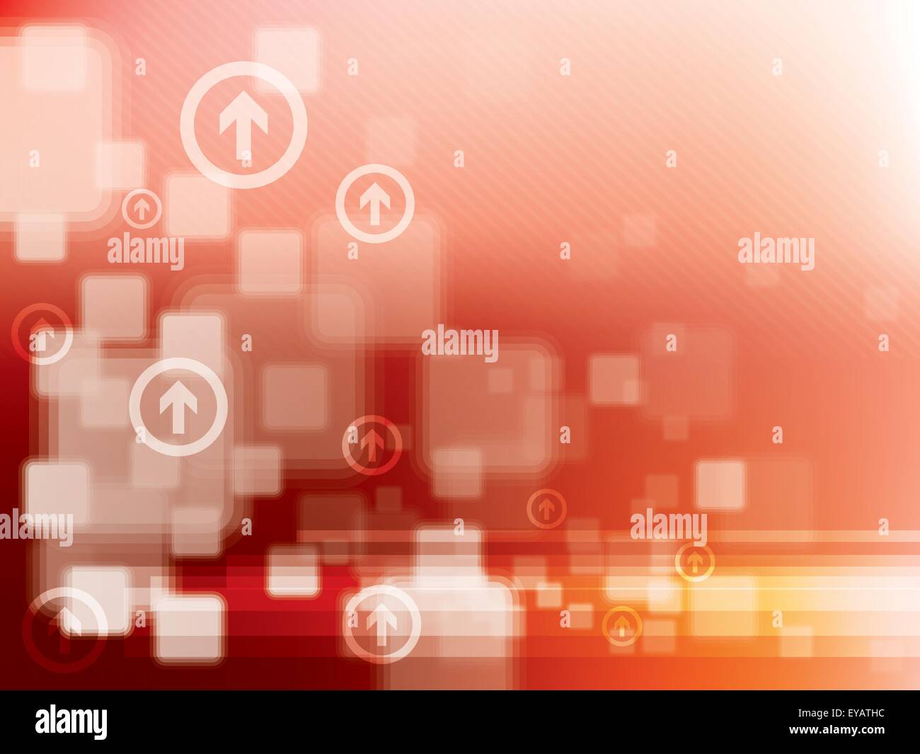 Abstract red technical background in vector illustration Stock Vector ...