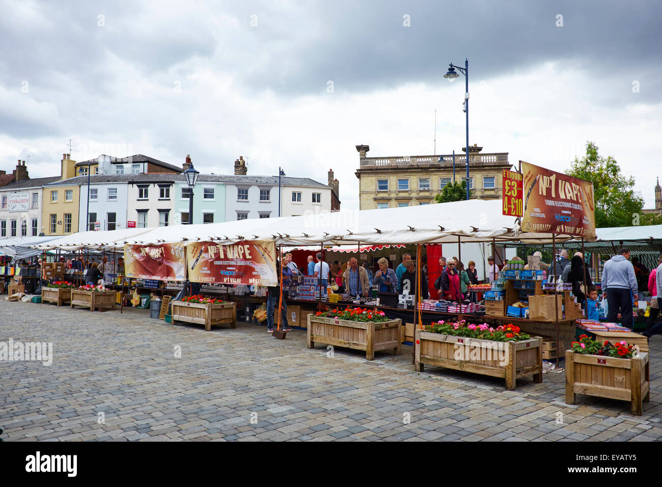 Market Place Boston Lincolnshire UK Stock Photo - Alamy