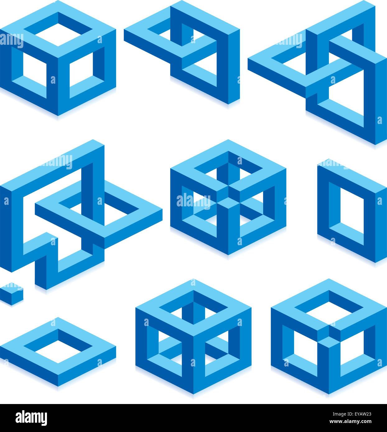 Cube vector signs for construction business Stock Vector Image & Art ...