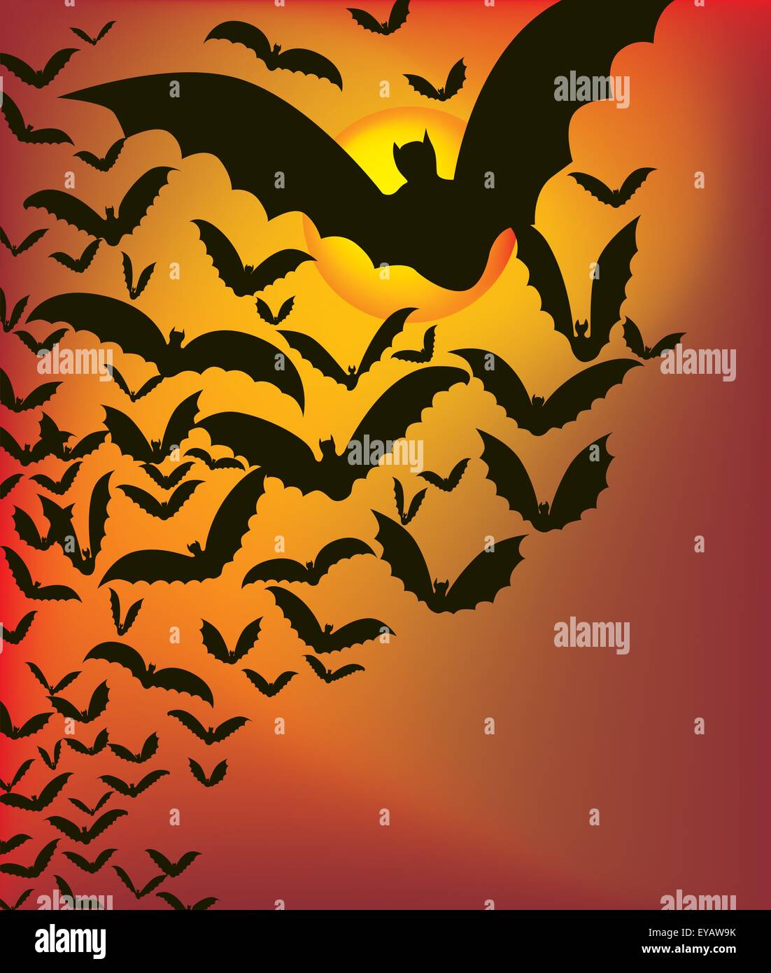 Dark creepy halloween background Stock Vector Images - Alamy