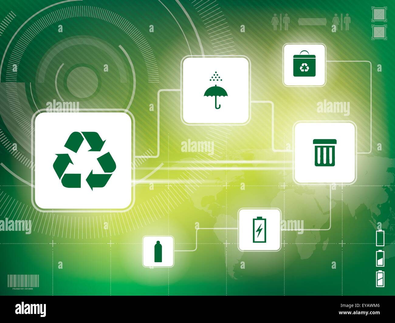 Recycle background and enviroment sustainable Stock Vector Image & Art ...