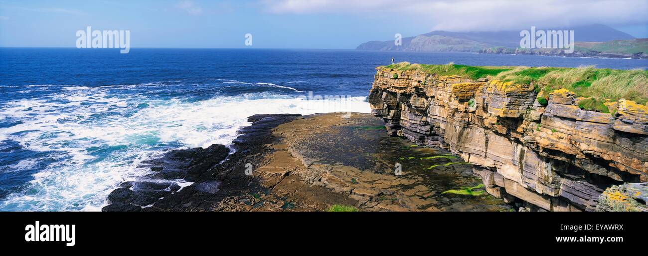 Muckross Head, Slieve League, Co Donegal, Ireland; Cliffs On The Coast ...