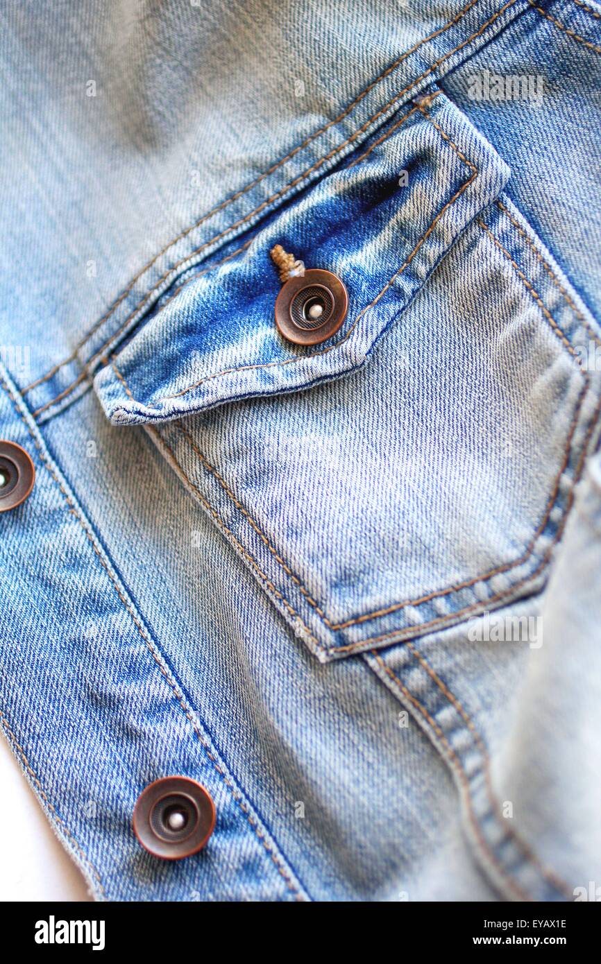 Blue female jacket hi-res stock photography and images - Alamy