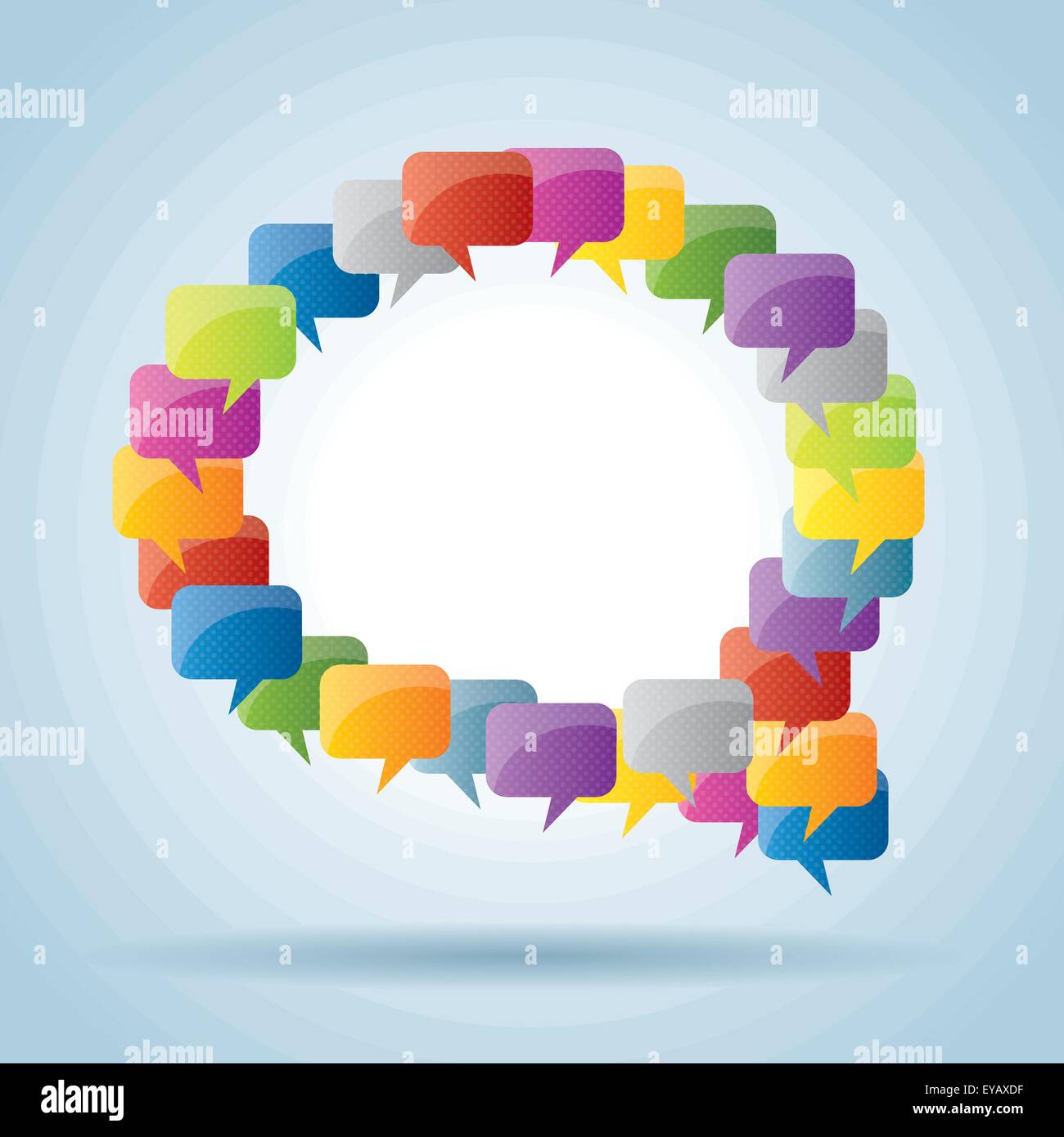 Bubble icons hi-res stock photography and images - Alamy