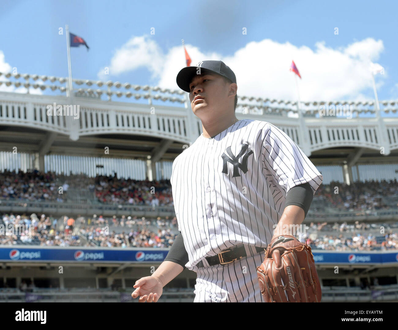 New York, USA. 23rd July, 2015. Masahiro Tanaka (Yankees) MLB : New York Yankees starting ...