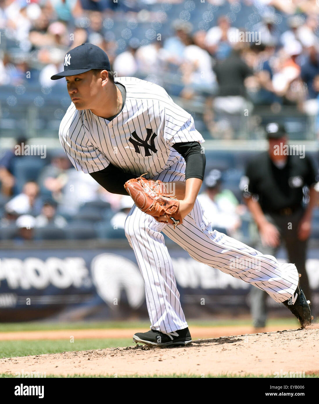 New York, USA. 23rd July, 2015. Masahiro Tanaka (Yankees) MLB : New York Yankees starting ...