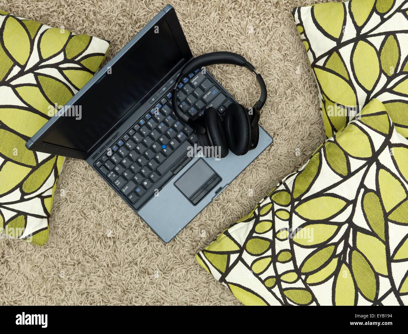 A close up shot of a open laptop Stock Photo - Alamy