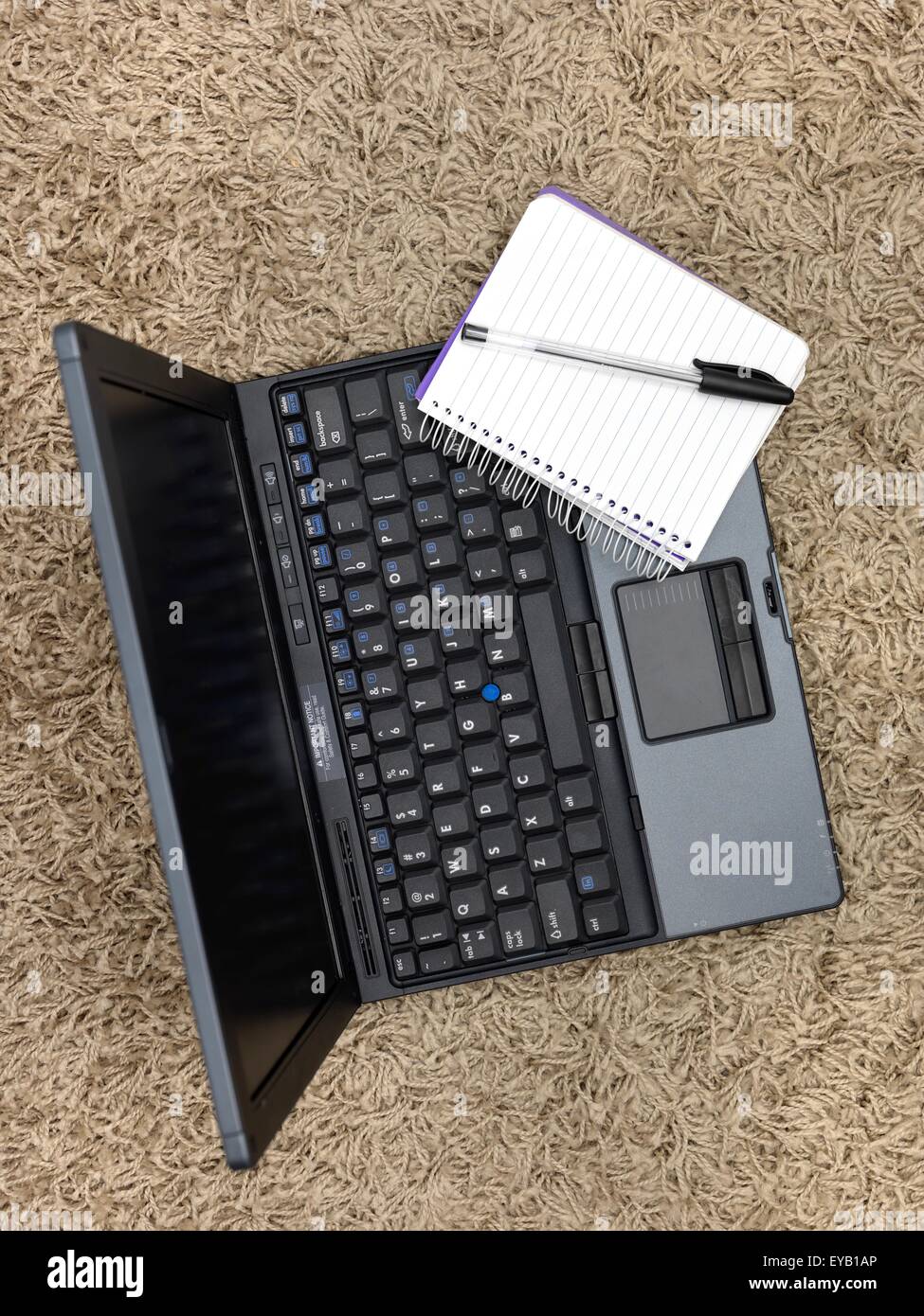 A close up shot of a open laptop Stock Photo - Alamy
