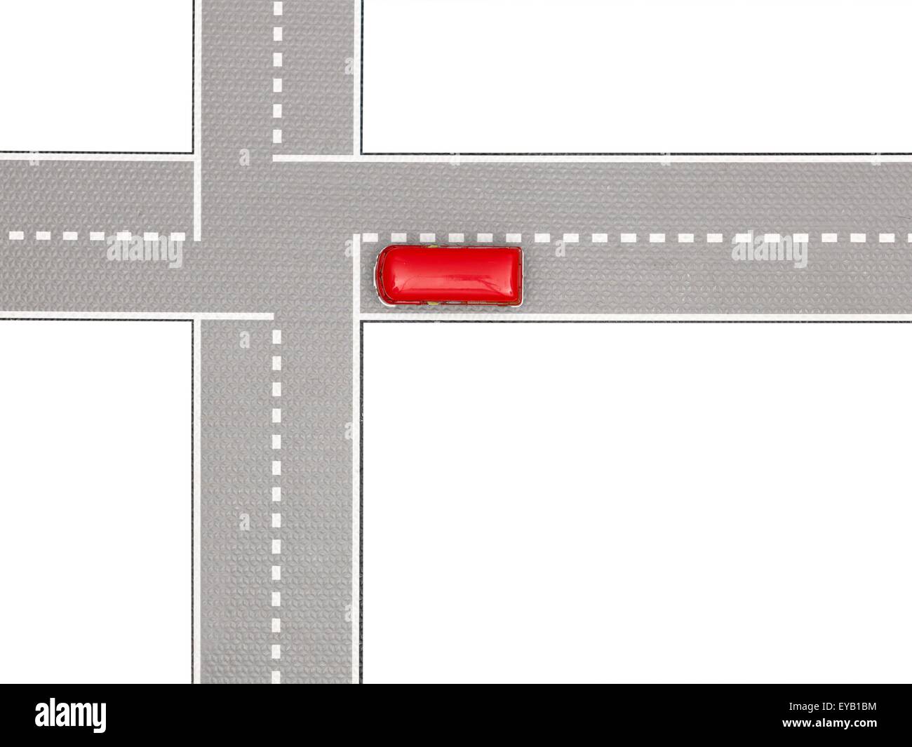 A close up shot of a traffic intersection Stock Photo - Alamy
