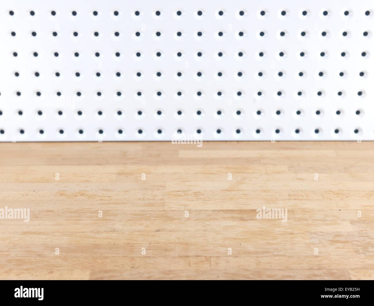 A close up shot of a workshop peg board Stock Photo - Alamy