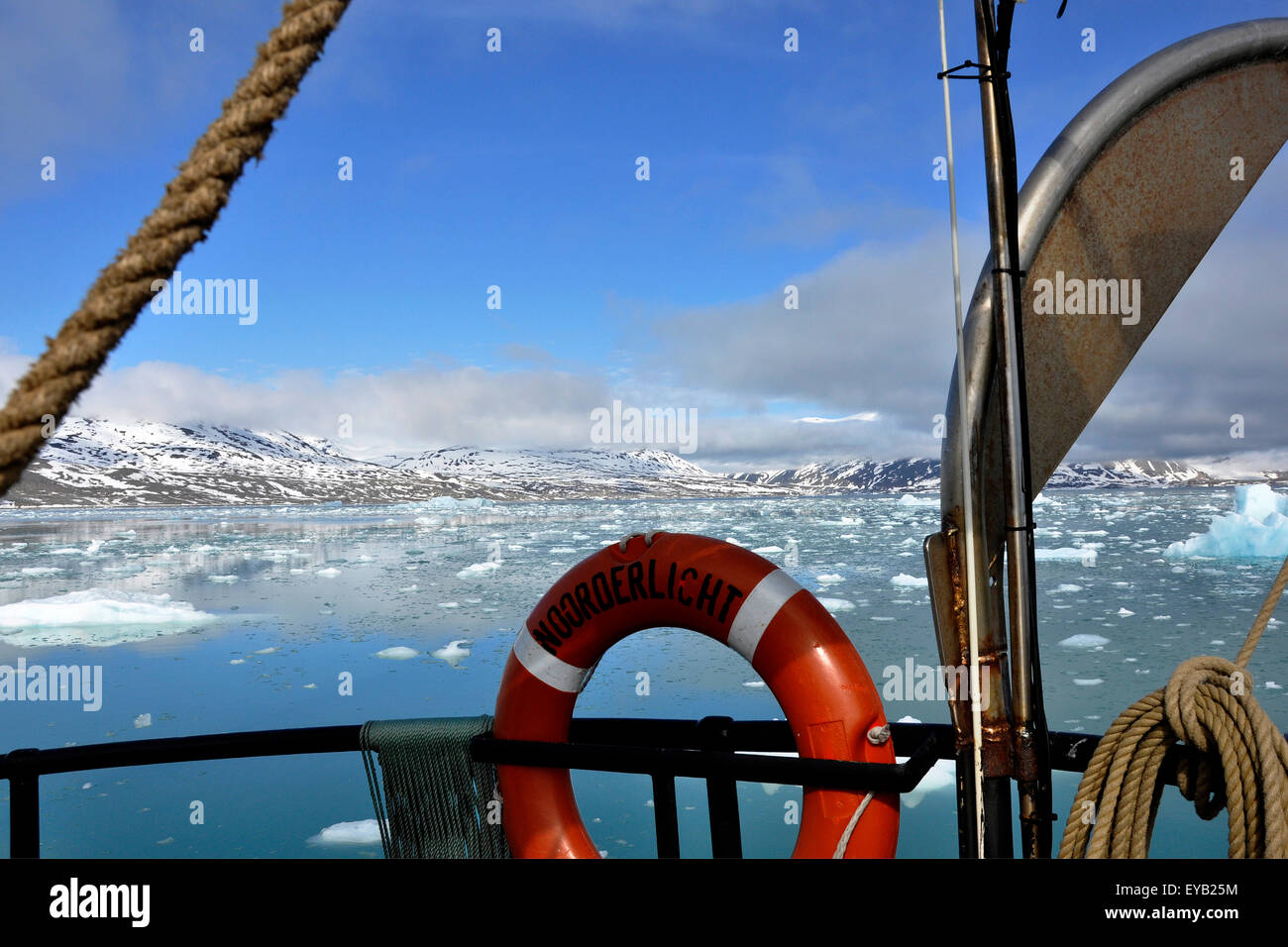 Norway, Svalbard islands, Spitsbergen island, sailing ship Stock Photo ...