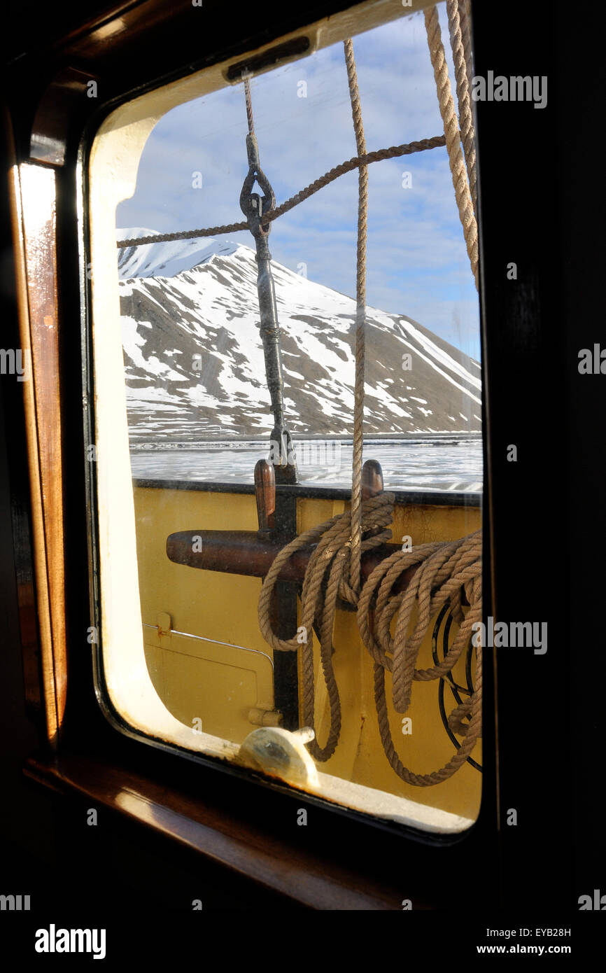 Norway, Svalbard islands, Spitsbergen island, sailing ship Stock Photo ...
