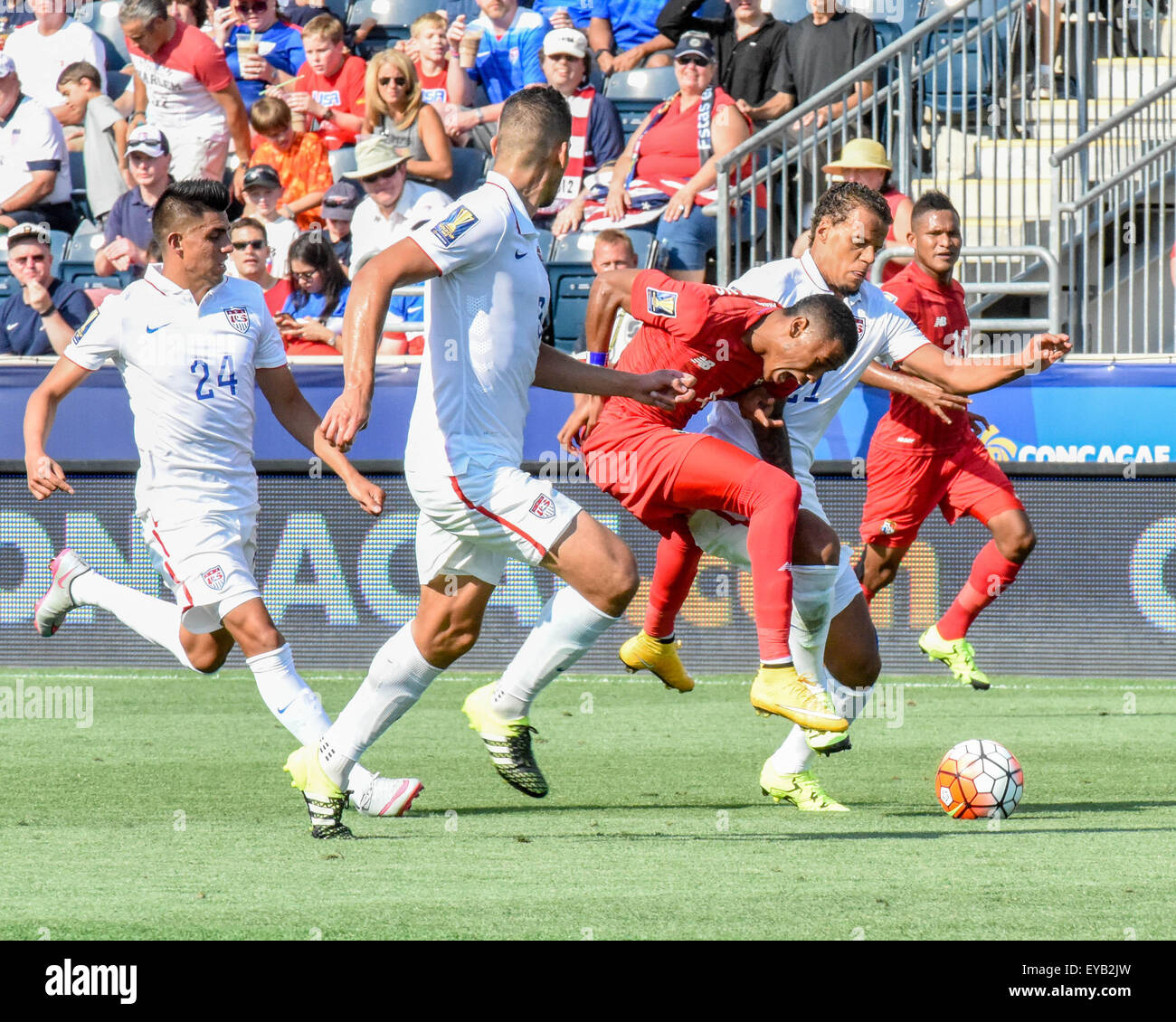 Panamanian football team defeats the United States Mens National Soccer ...