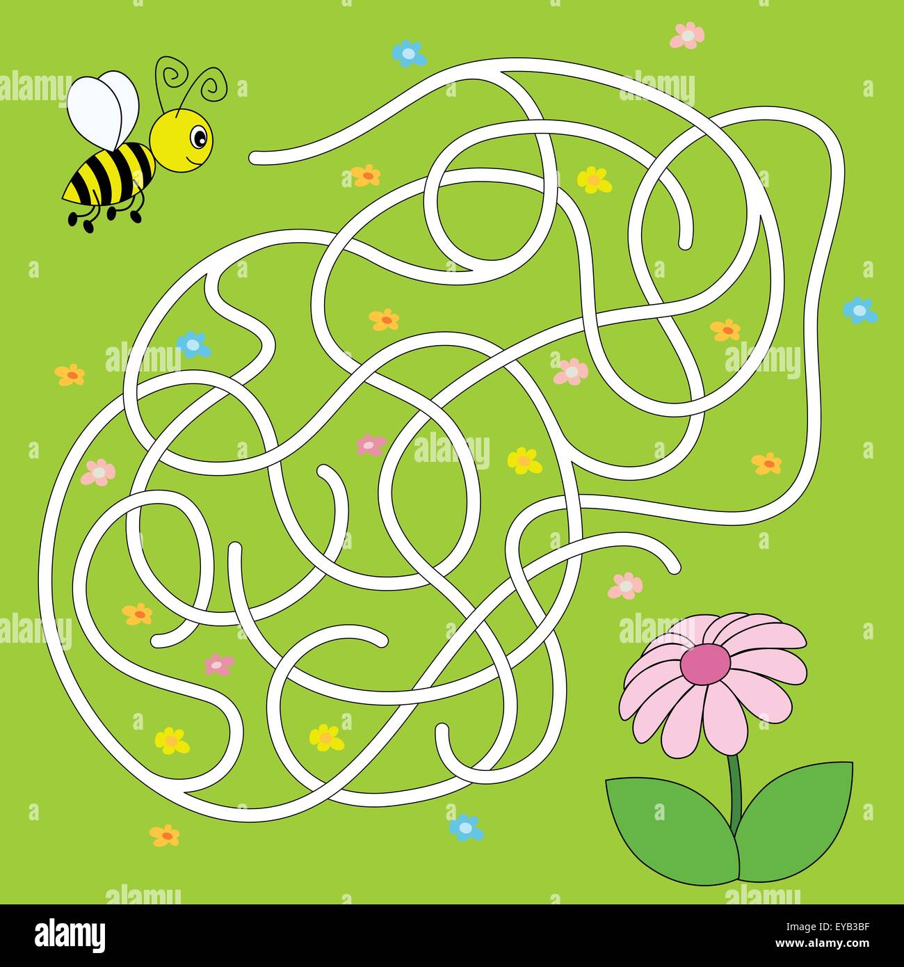 find the right way through the maze Stock Vector Image & Art - Alamy