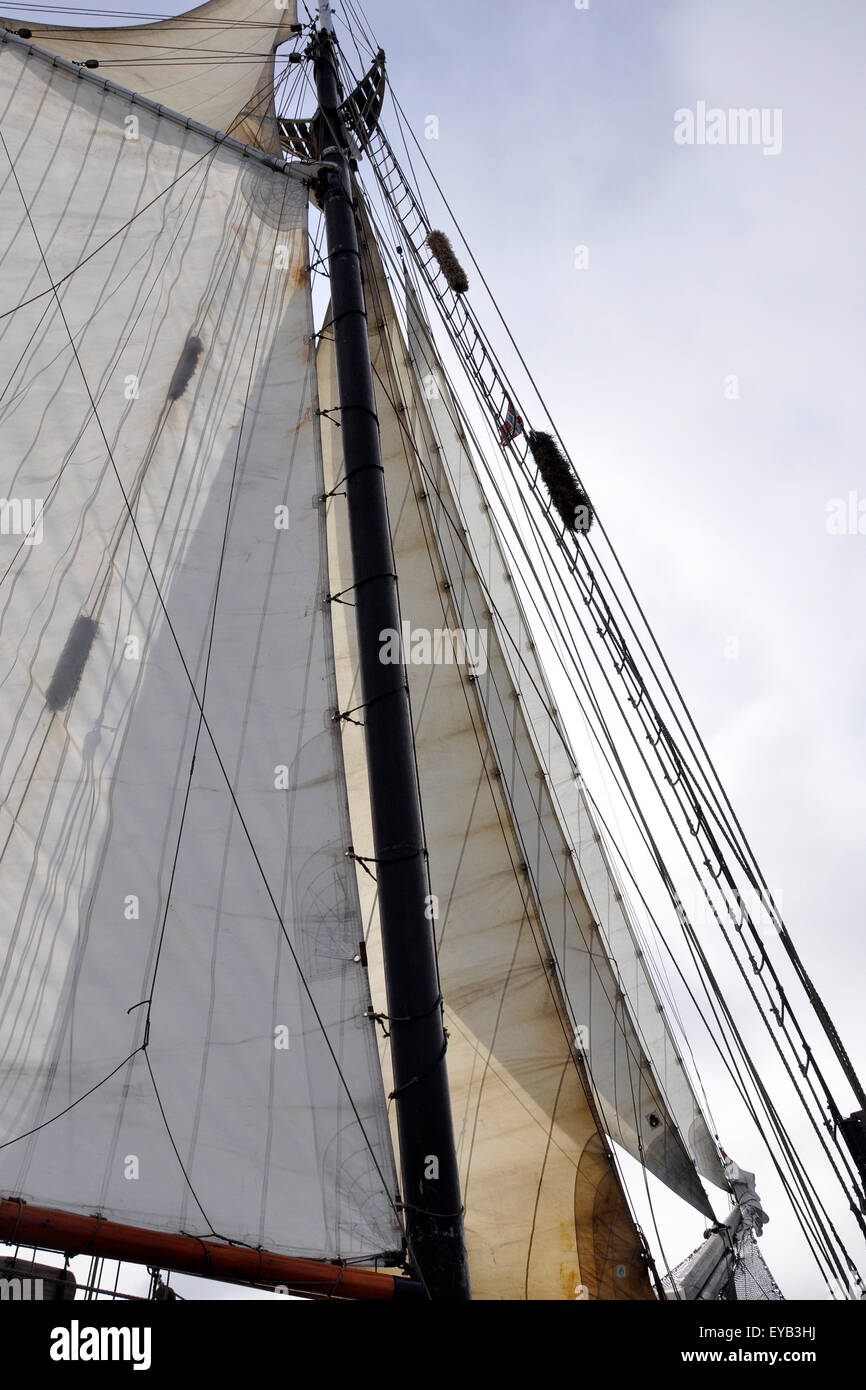 Norway, Svalbard islands, Spitsbergen island, sailing ship Stock Photo ...