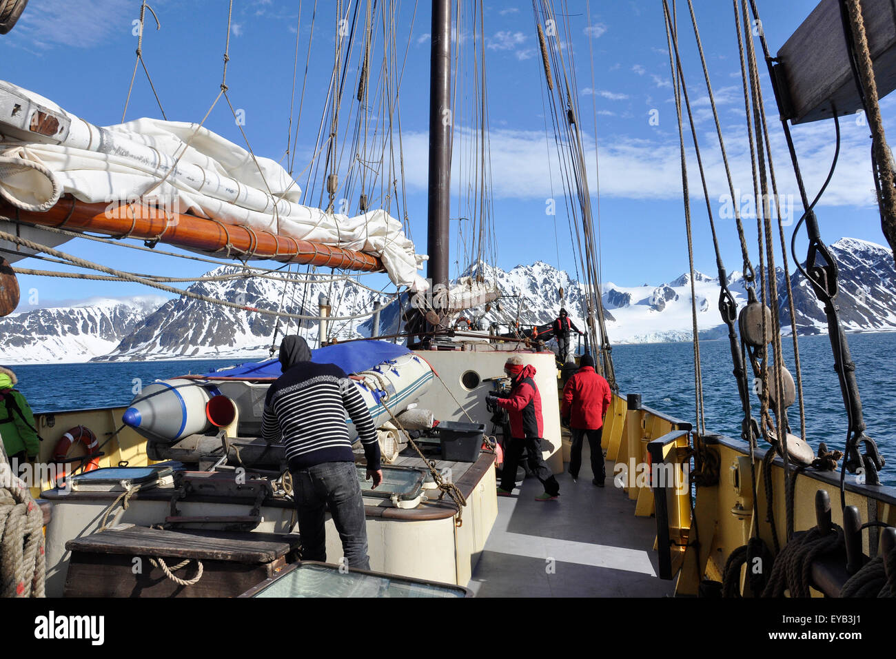Norway, Svalbard islands, Spitsbergen island, sailing ship Stock Photo - Alamy