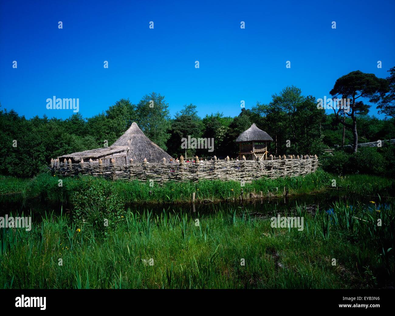 Craggaunowen Project, Co Clare, Ireland; Heritage Park Stock Photo - Alamy