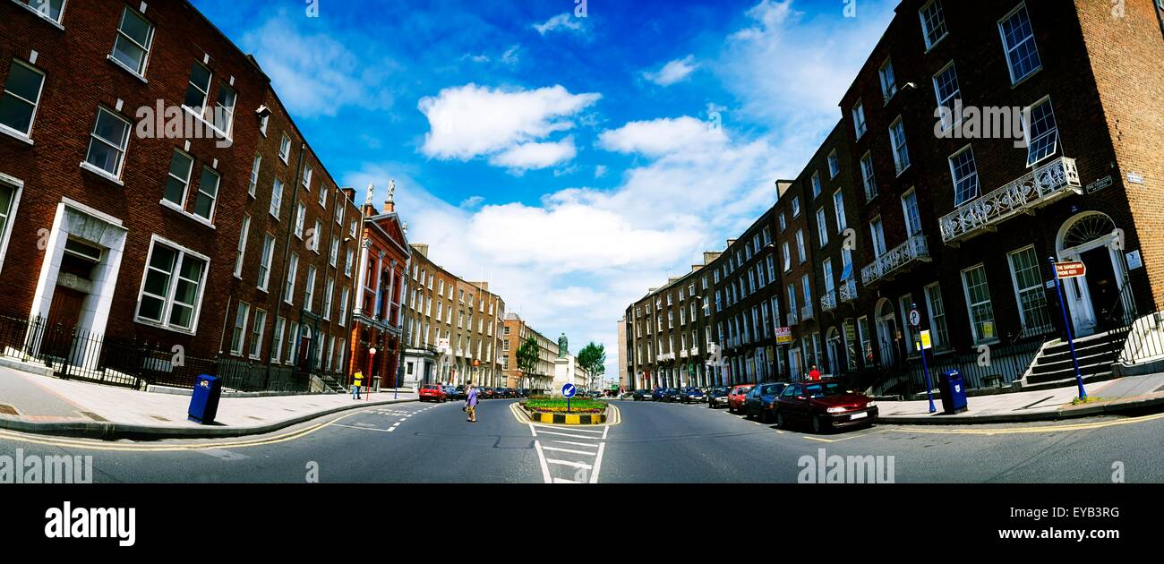 City Streetscape, The Crescent, Limerick City, Ireland Stock Photo - Alamy