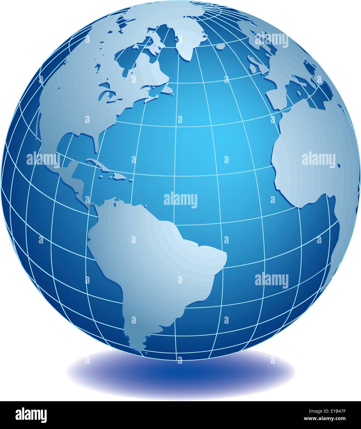 Vector illustration of world globe Stock Vector Image & Art - Alamy