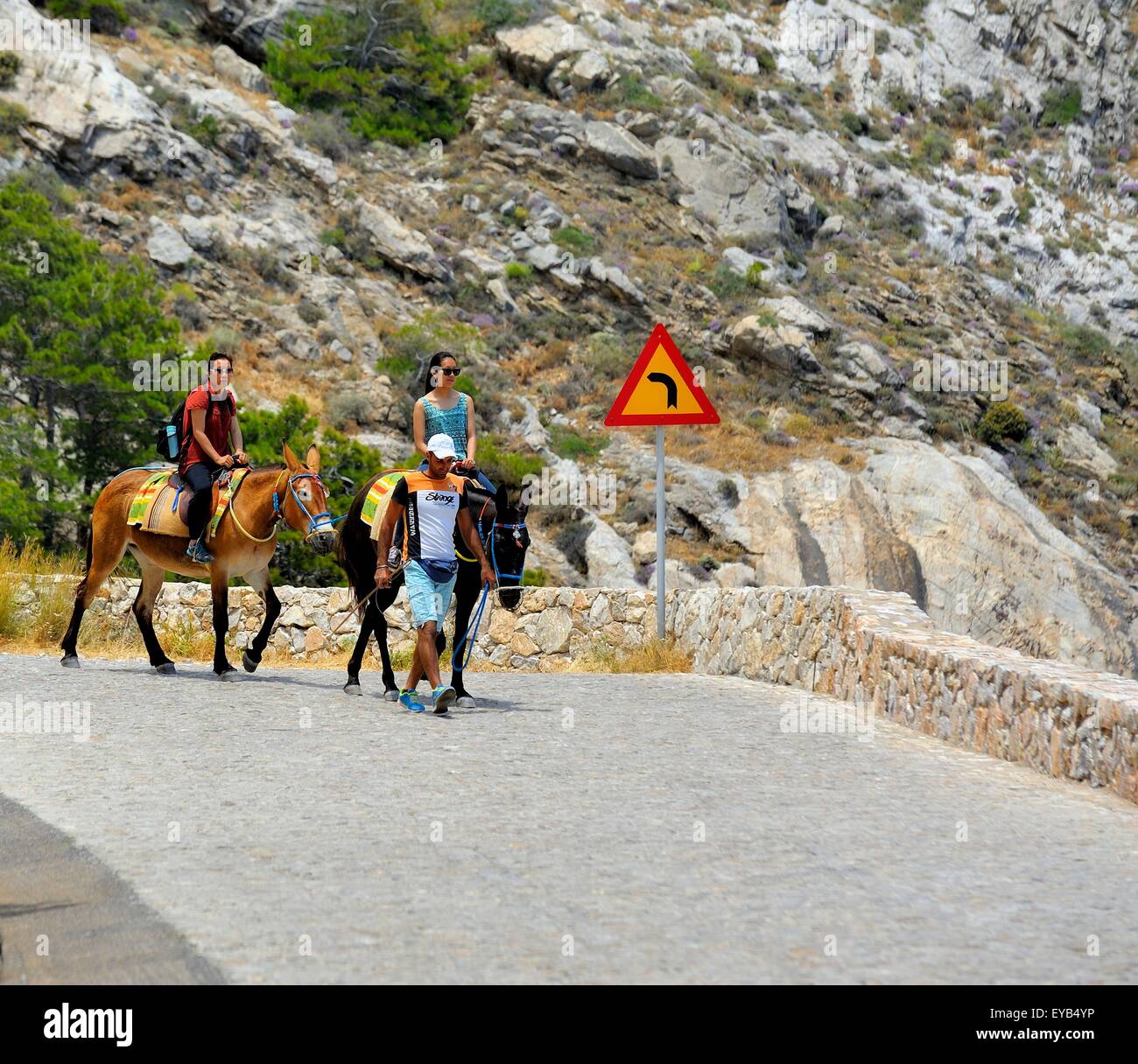 Woman riding donkey hi-res stock photography and images - Alamy