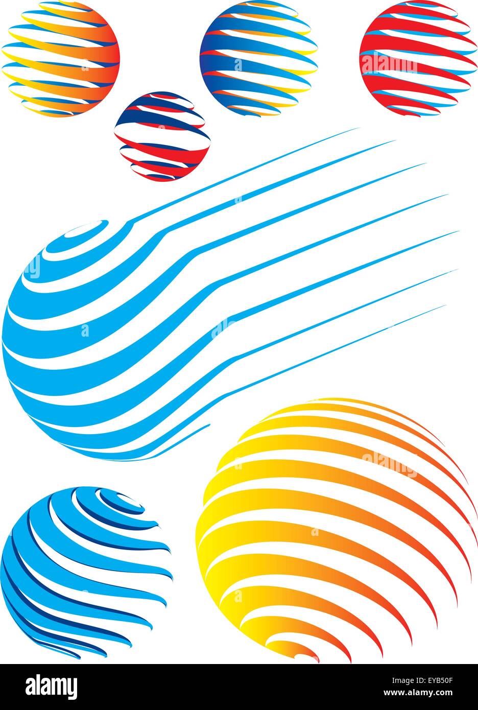 Transparent sphere logo icon hi-res stock photography and images - Alamy