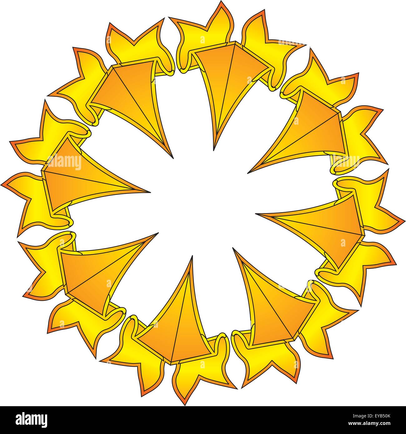 Golden eye symbol vector Stock Vector Images - Alamy