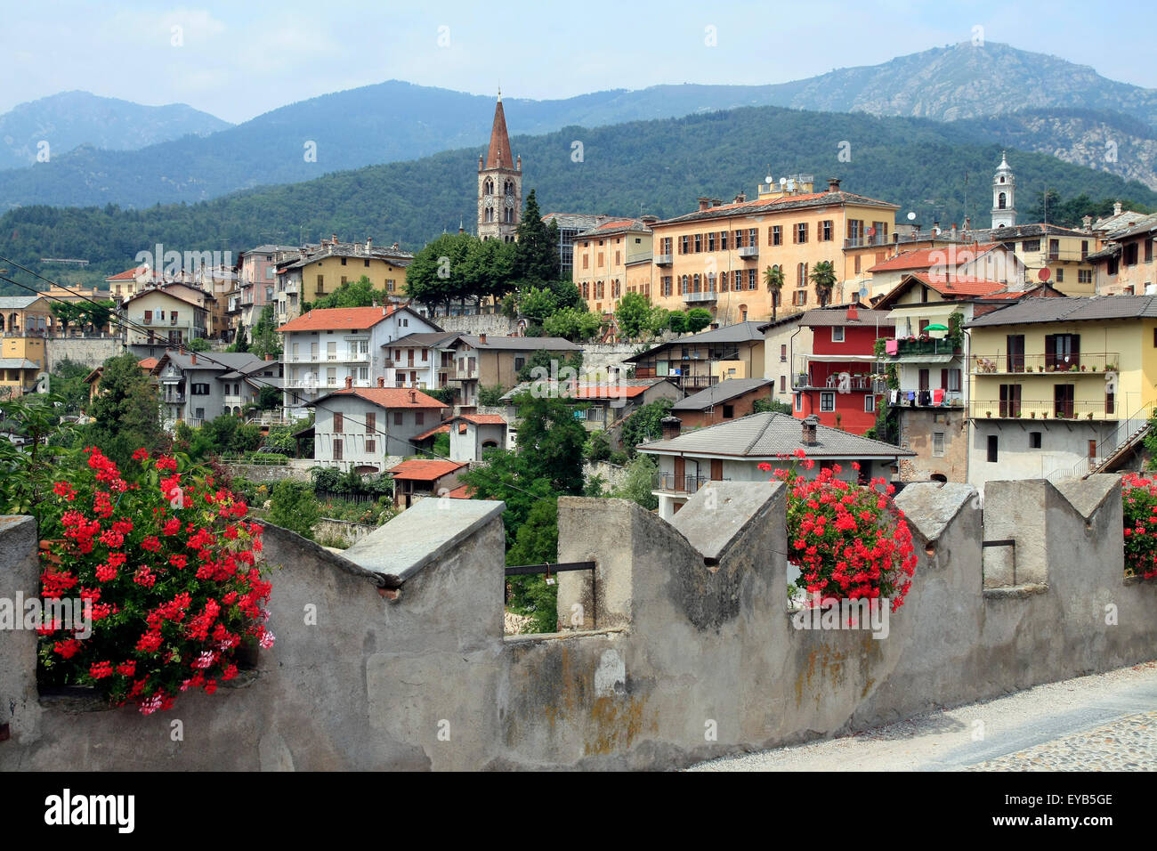 dronero, village in italy, piemont Stock Photo - Alamy