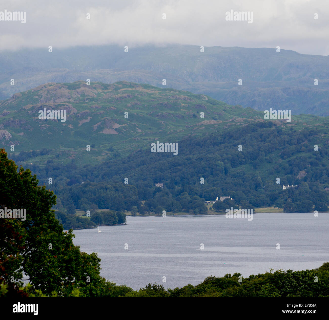 Lake Windermere, Cumbria, UK. 26th July, 2015. UK Weather: Lake ...
