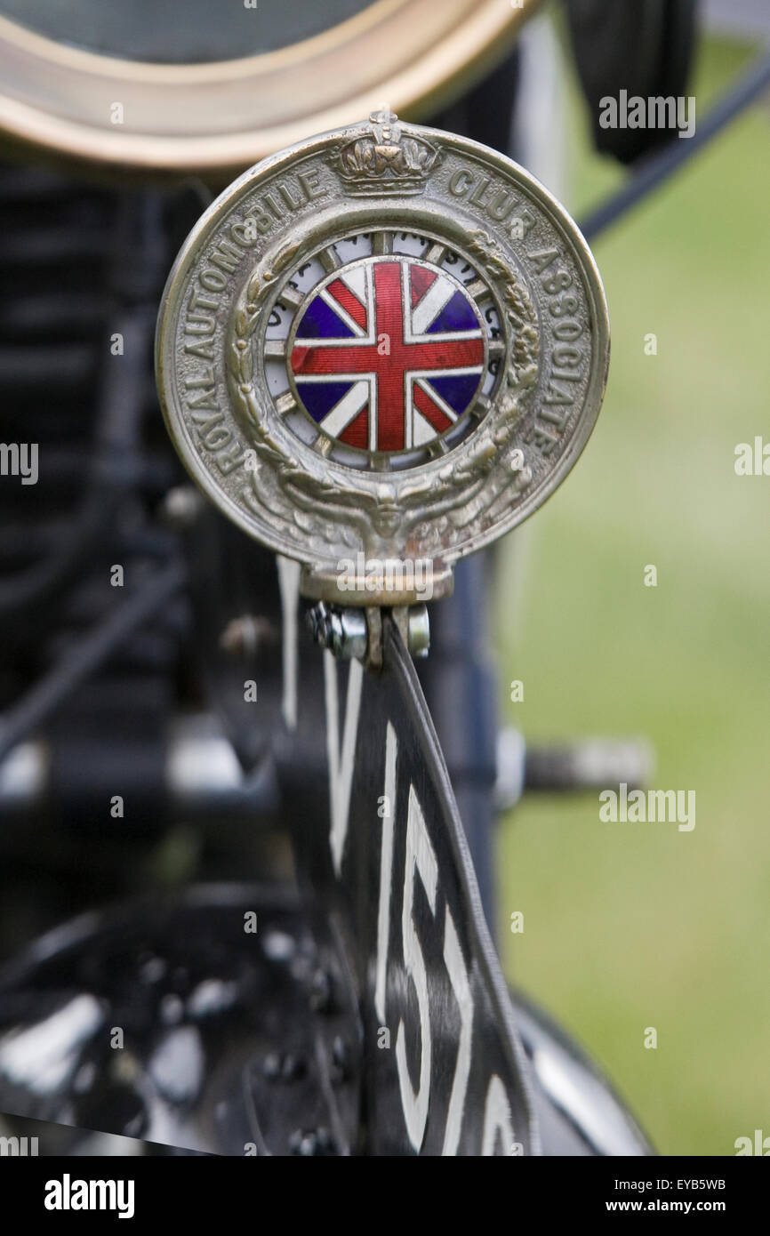 1931-36 Royal Automobile Club Associate Radiator Hood Badge Stock Photo ...