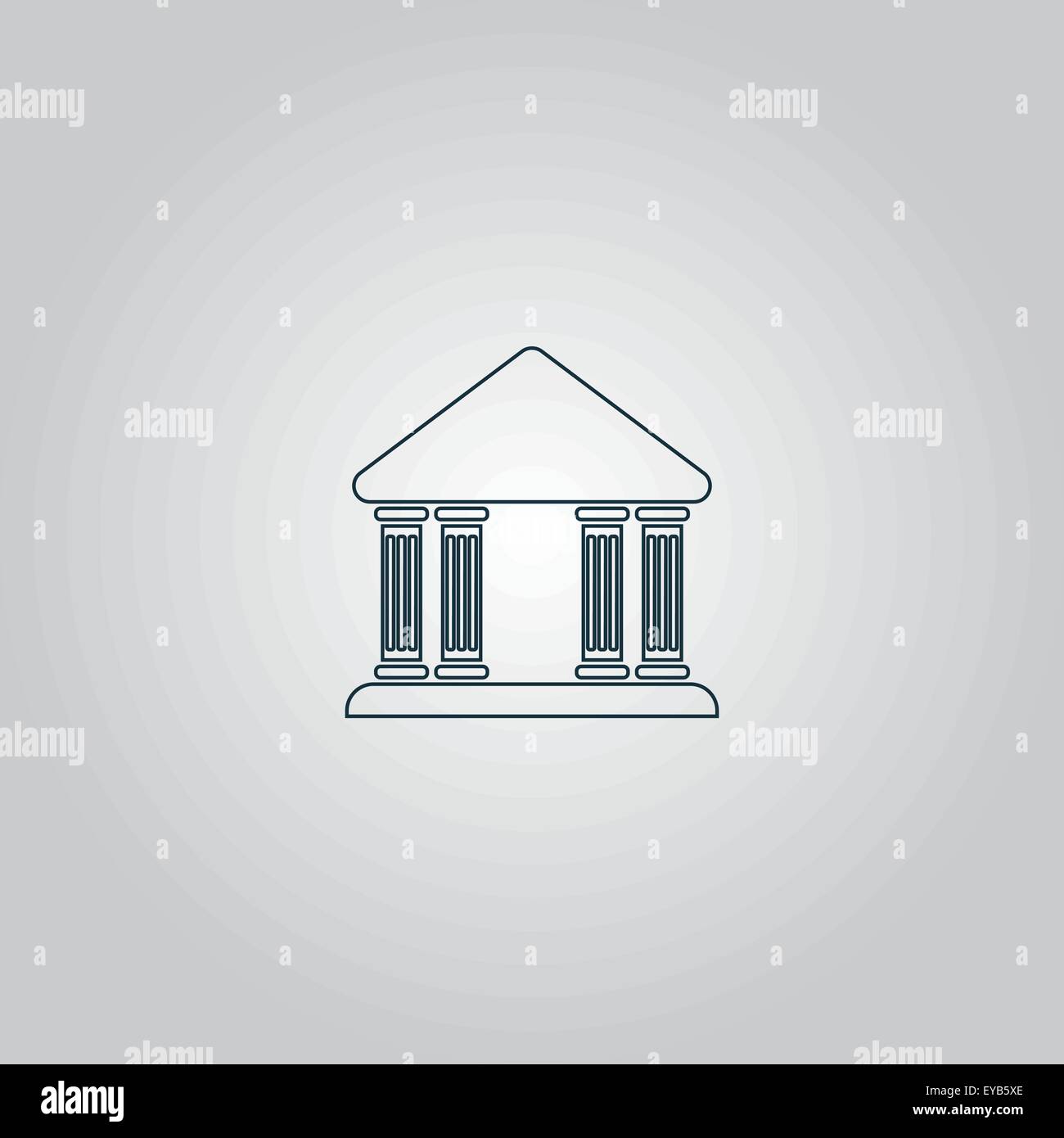 court building vector icon Stock Vector Image & Art - Alamy