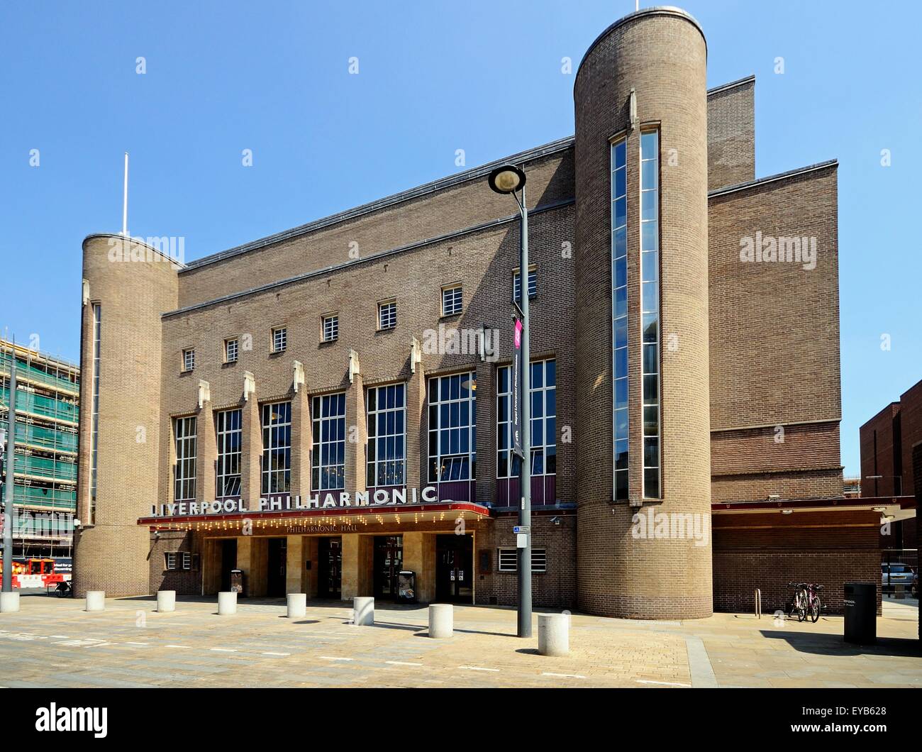 Liverpool Philharmonic Hall along Hope Street, Liverpool, Merseyside ...
