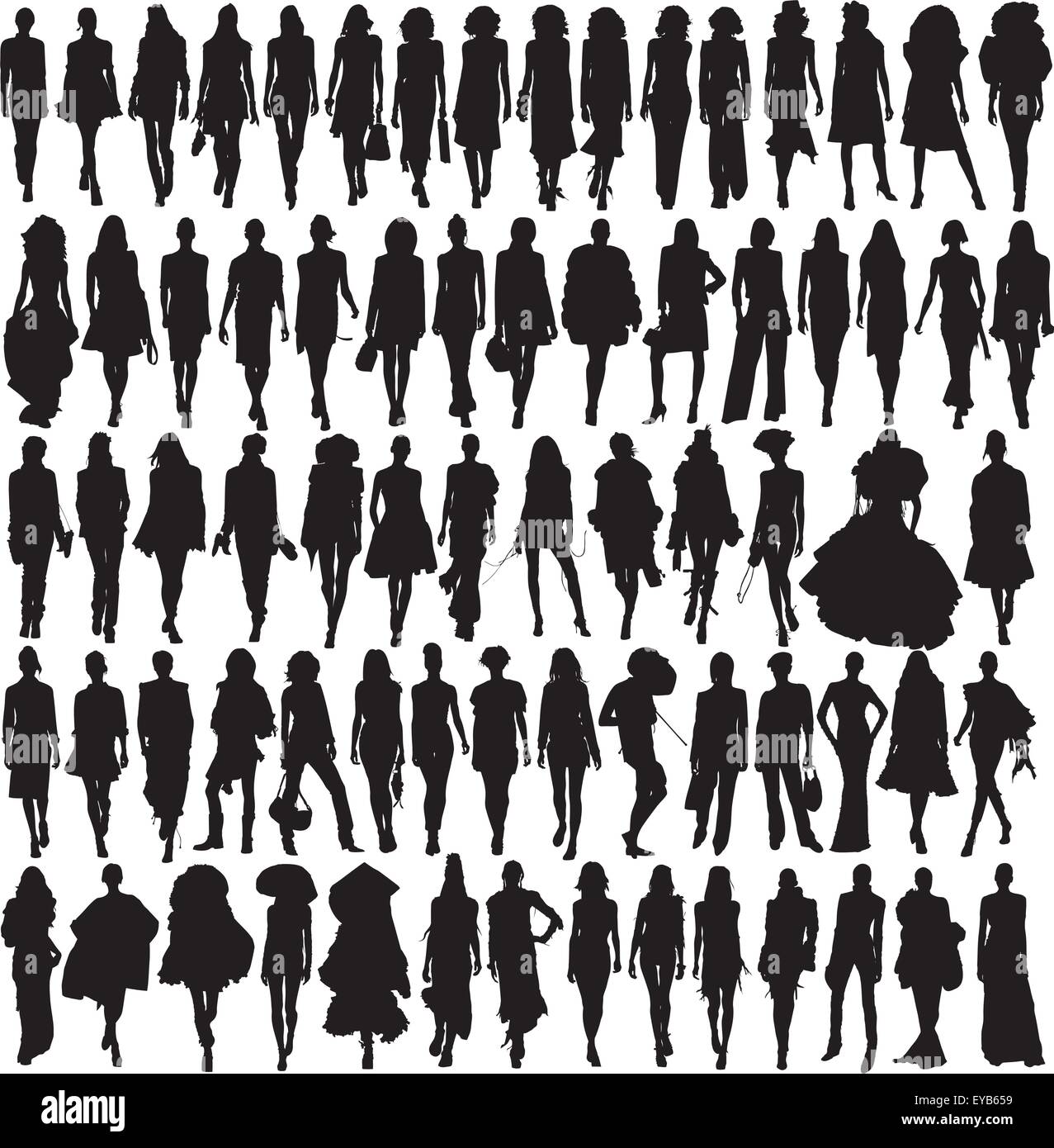 Stage models Stock Vector Images - Alamy