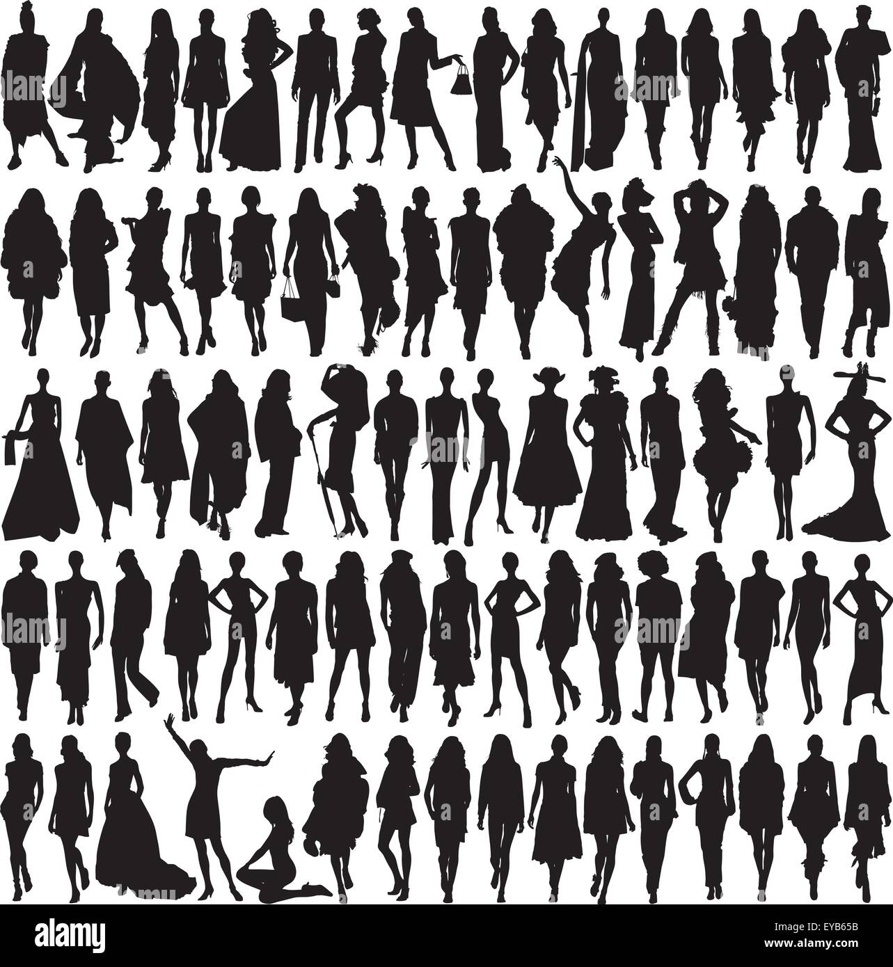 Stage models Stock Vector Images - Alamy