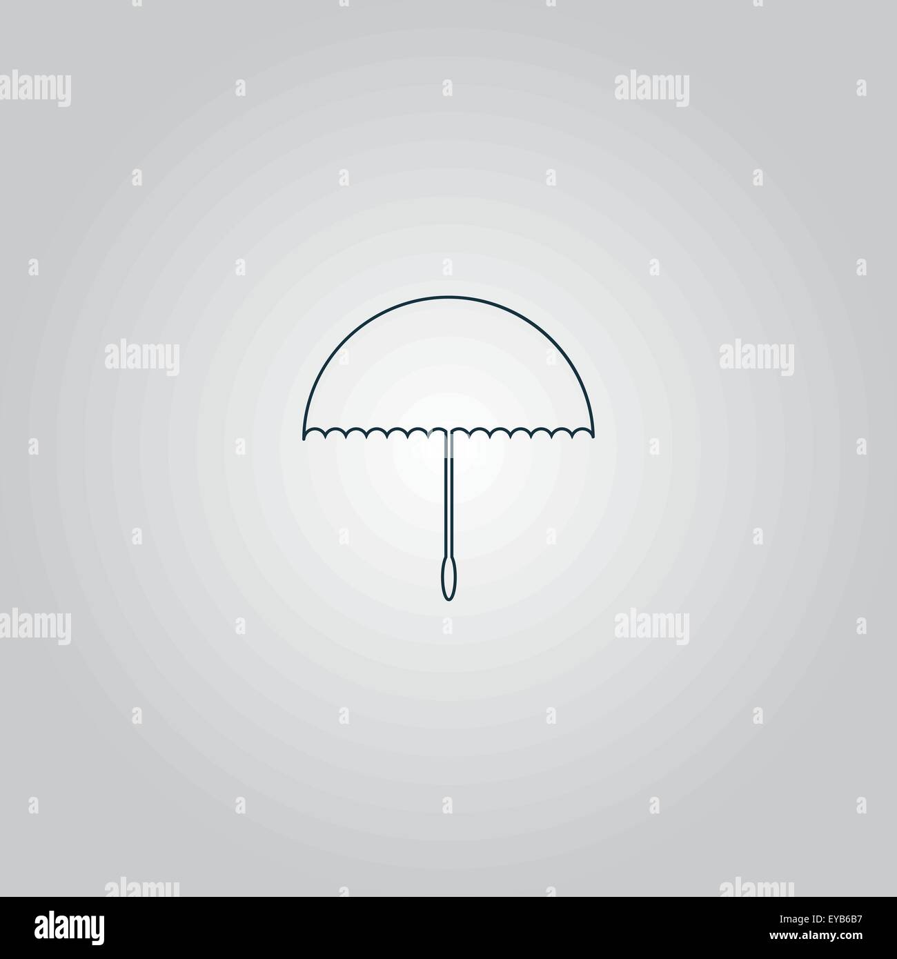 Umbrella icon - Vector Stock Vector Image & Art - Alamy