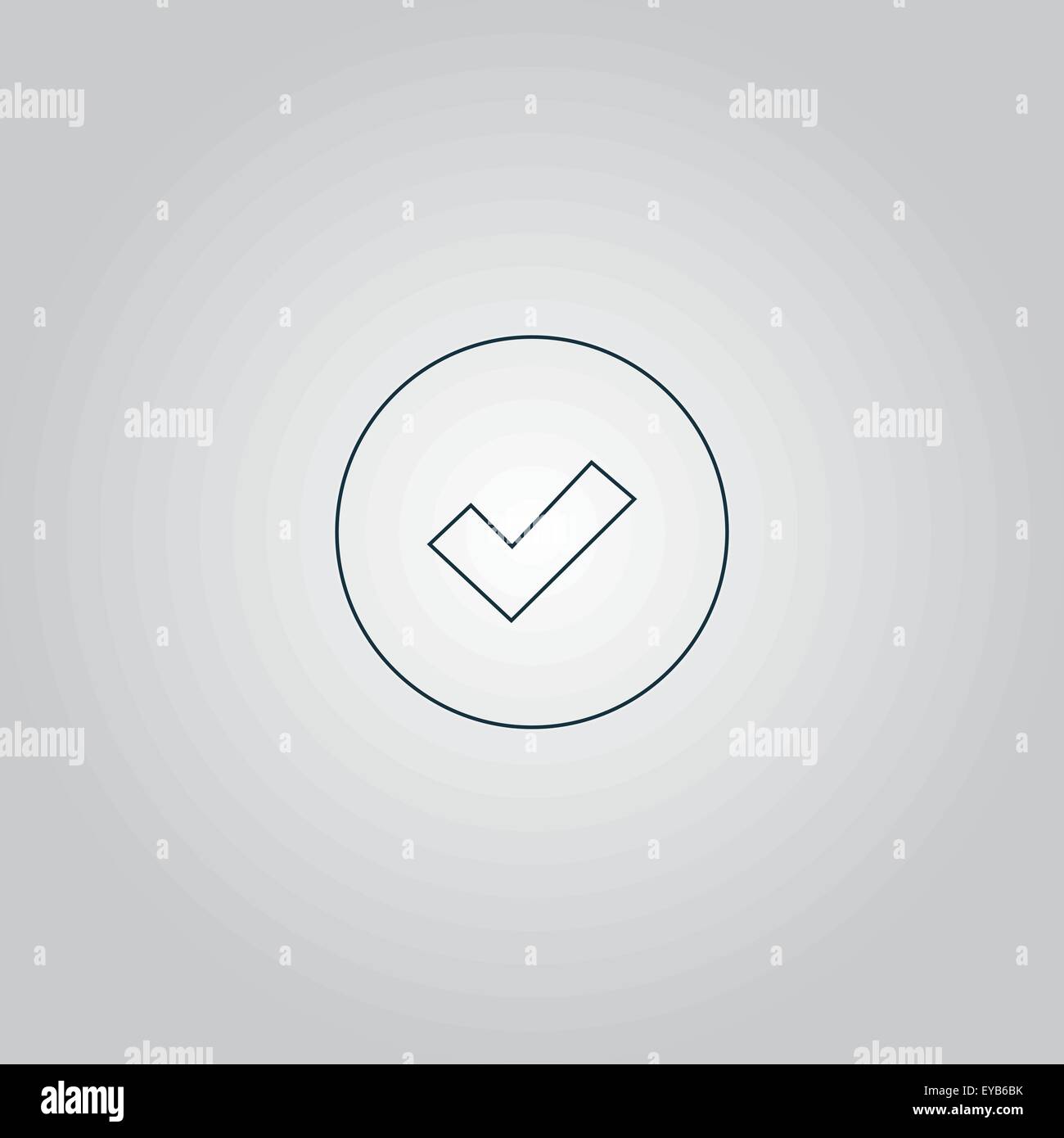 Tick for app Stock Vector Images - Alamy