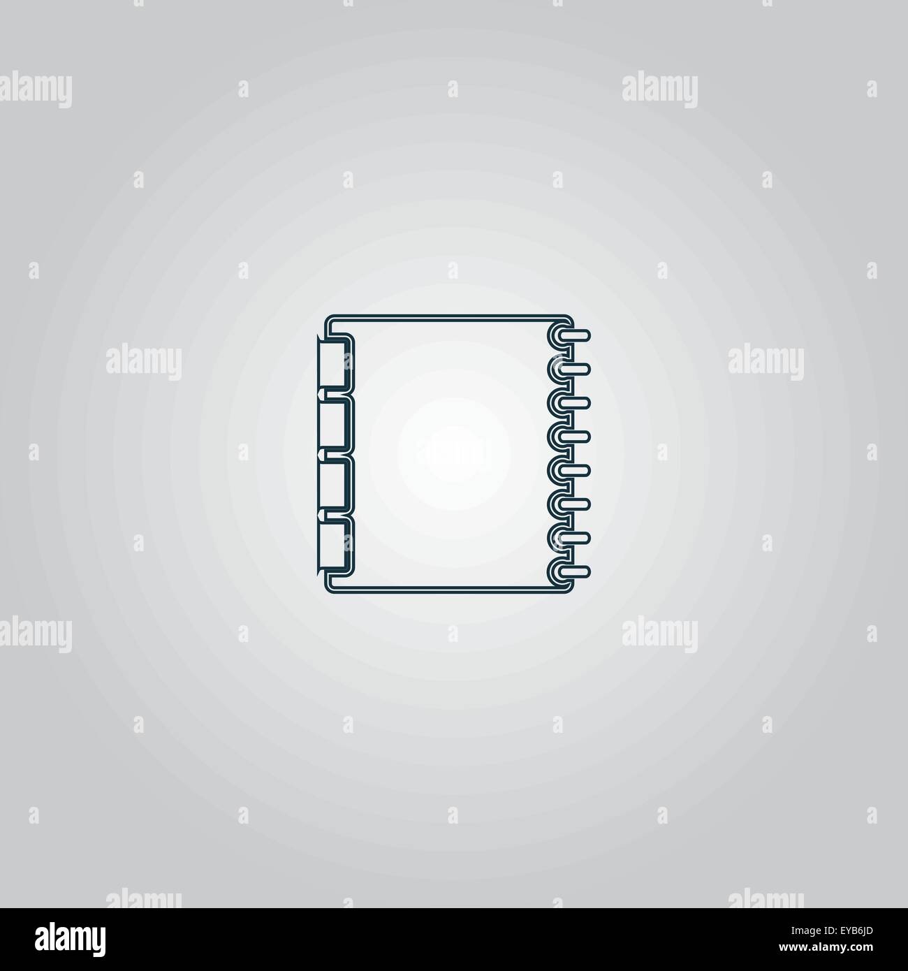 organizer icon, vector illustration Stock Vector Image & Art - Alamy