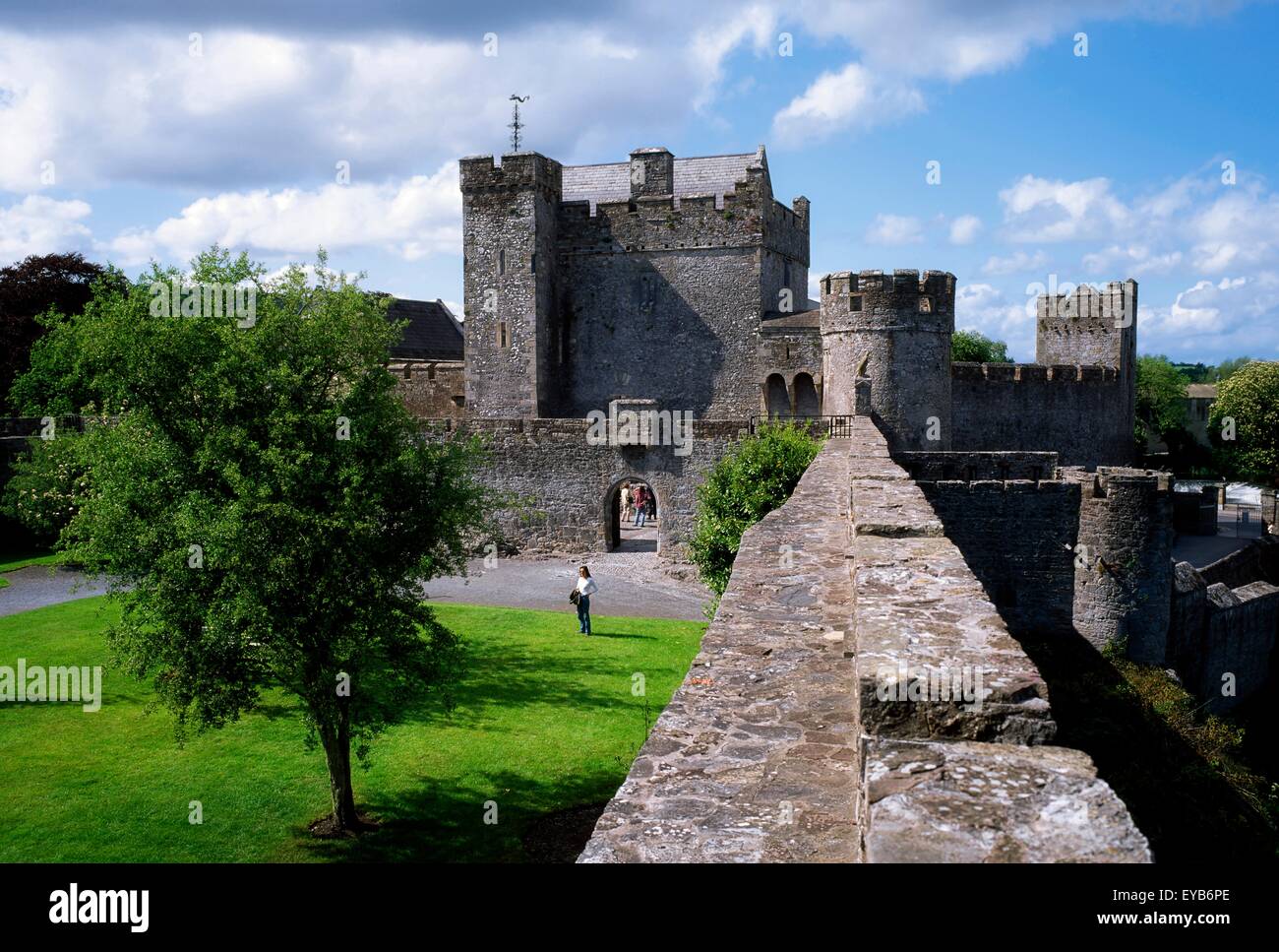 Cahir Castle, Cahir, Co Tipperary, Ireland; 12Th Century Castle Stock ...