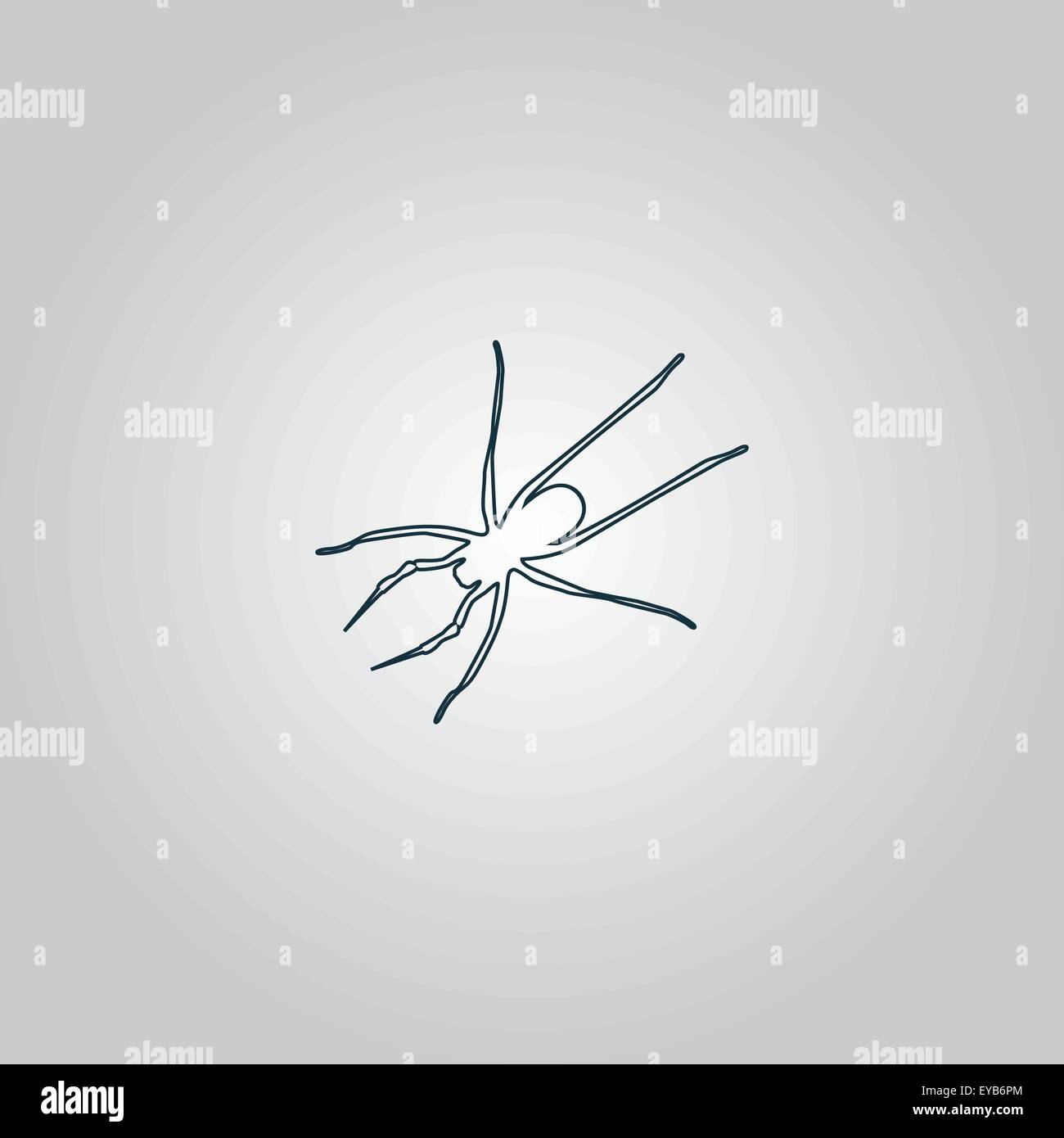 Beware of spider Stock Vector Images - Alamy