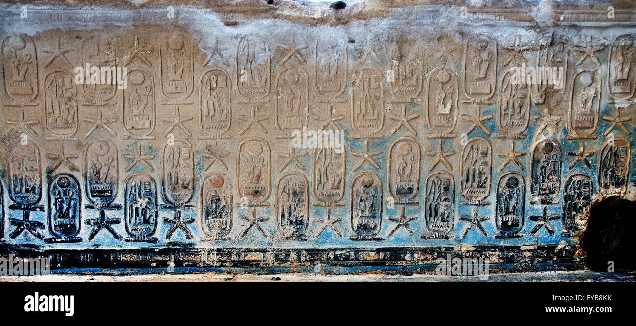 Luxor, Egypt, West Bank, Qurna. The funerary temple of the pharaoh ...