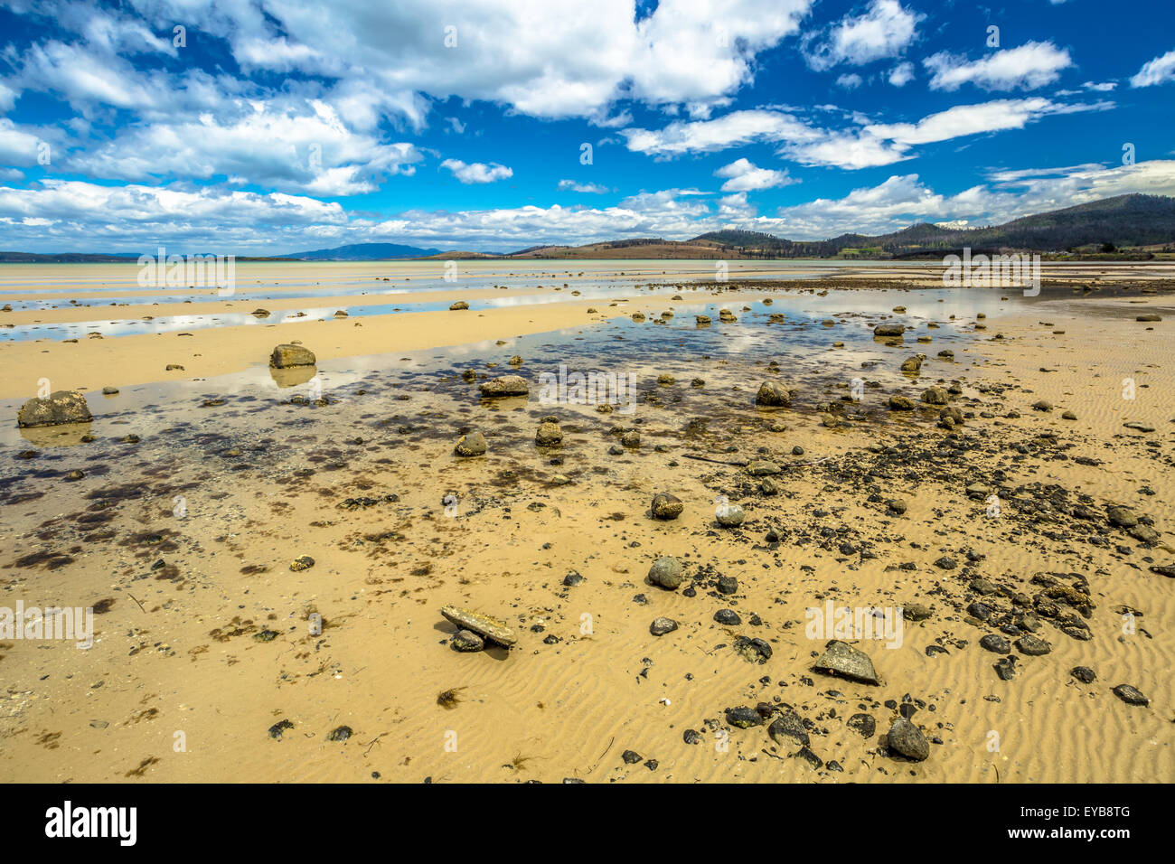 Dunalley Bay Tasmania Stock Photo - Alamy