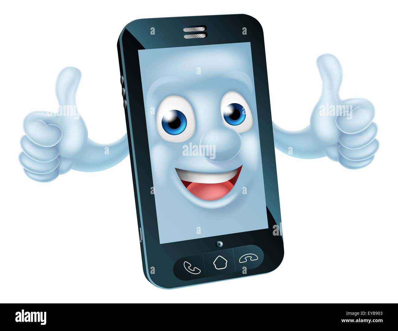Phone two hands Cut Out Stock Images & Pictures - Alamy