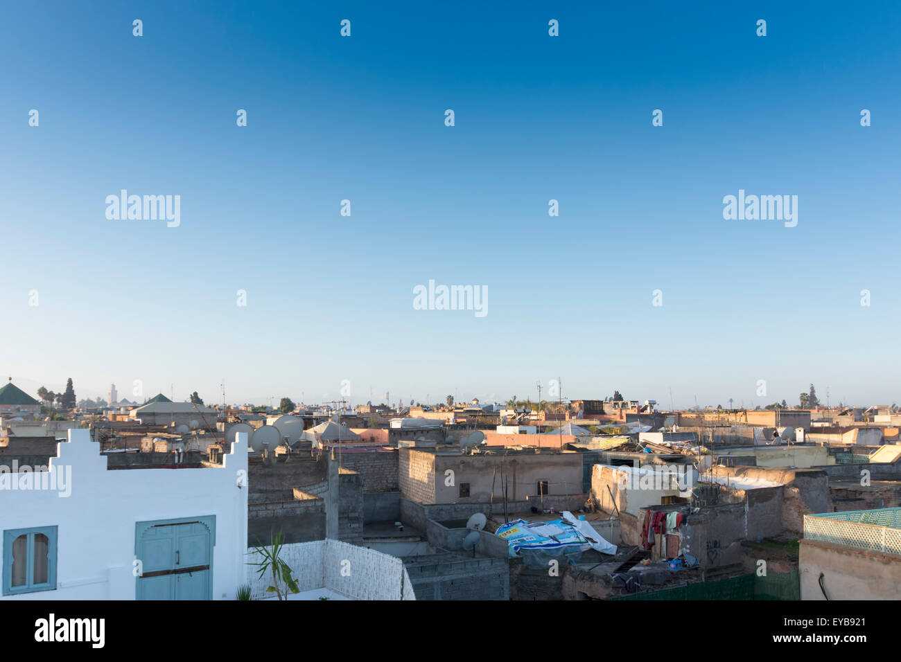 Marrakesh Rooftops in Morocco Stock Photo - Alamy