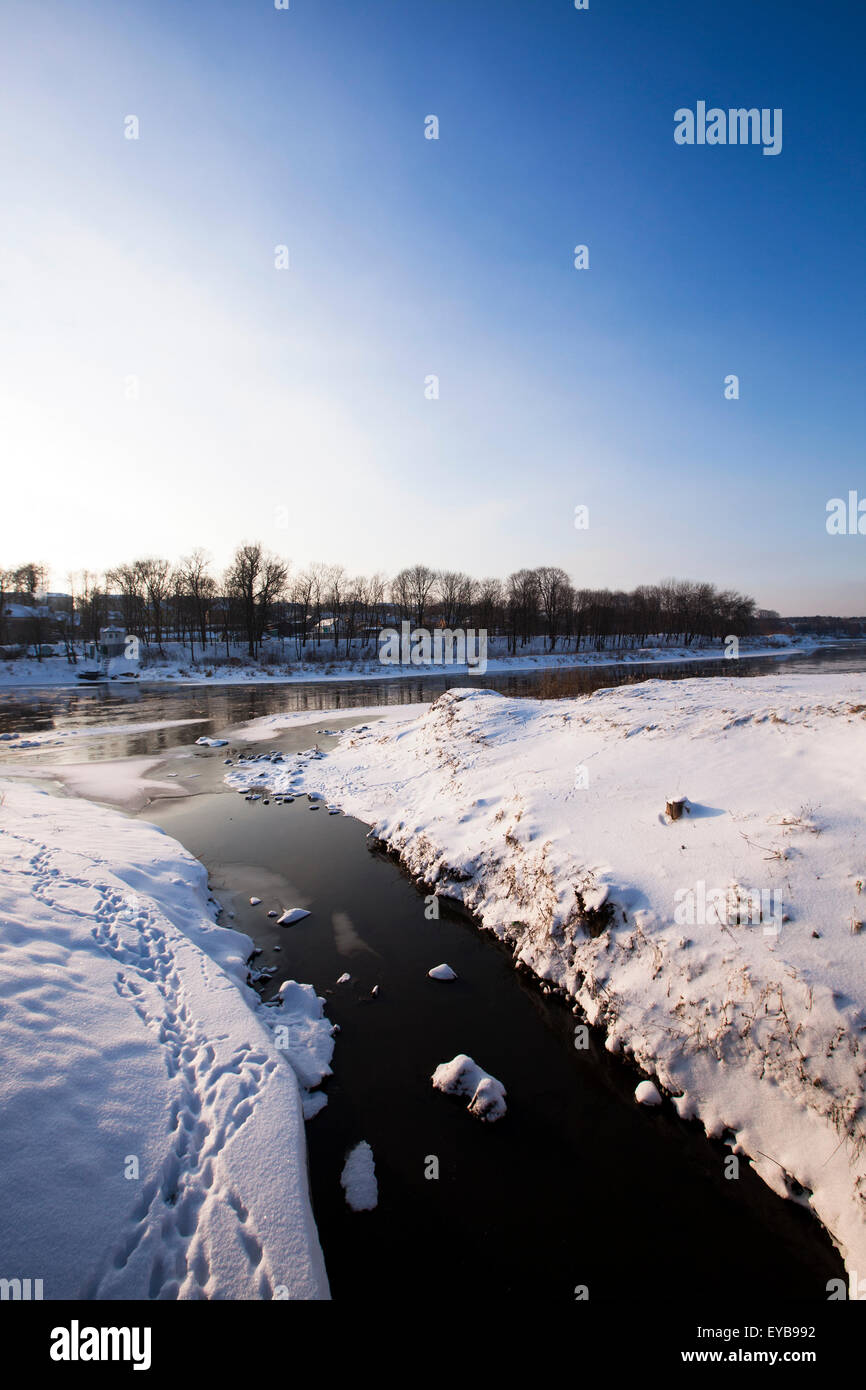 river in winter Stock Photo - Alamy