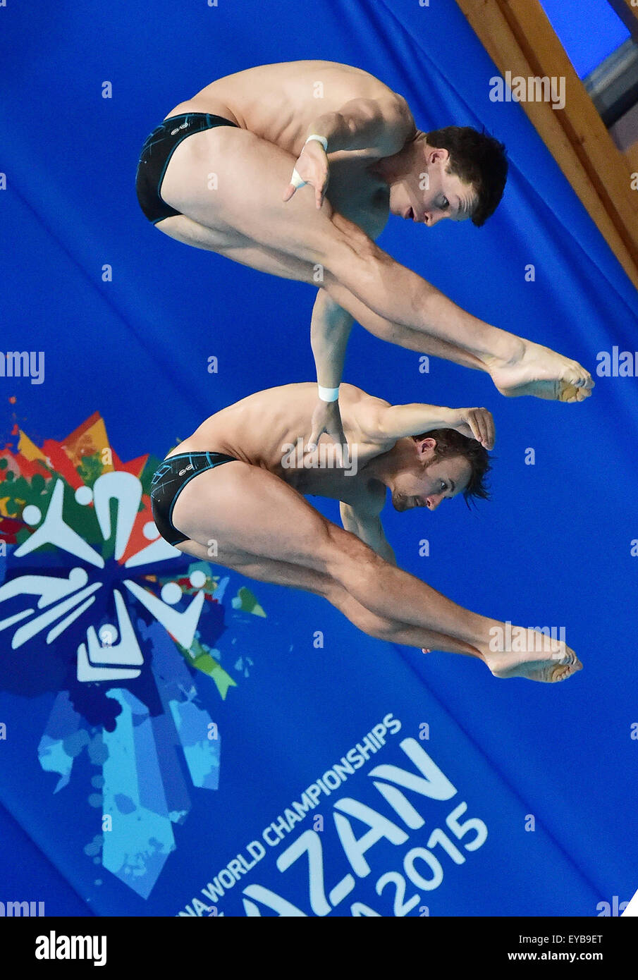 Patrick Hausding (L-R) and Sascha Klein of Germany in action during the ...