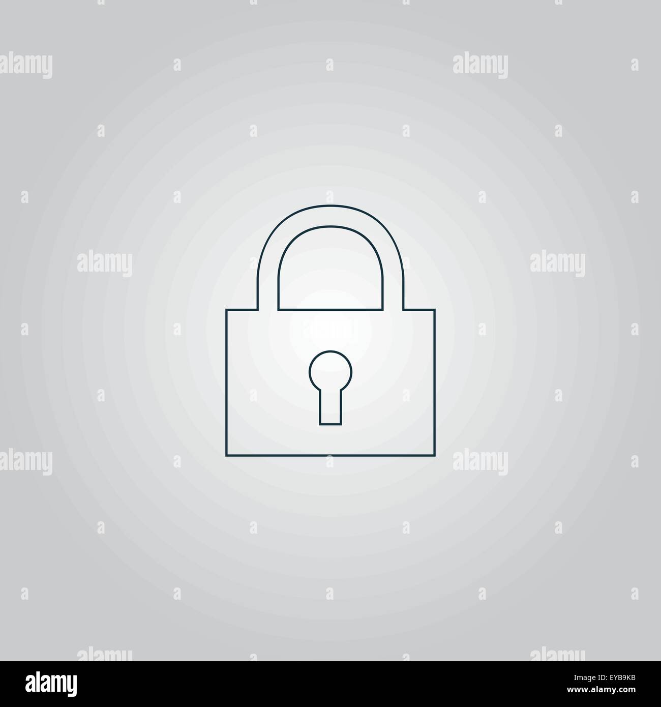 lock pad icon Stock Vector Image & Art - Alamy