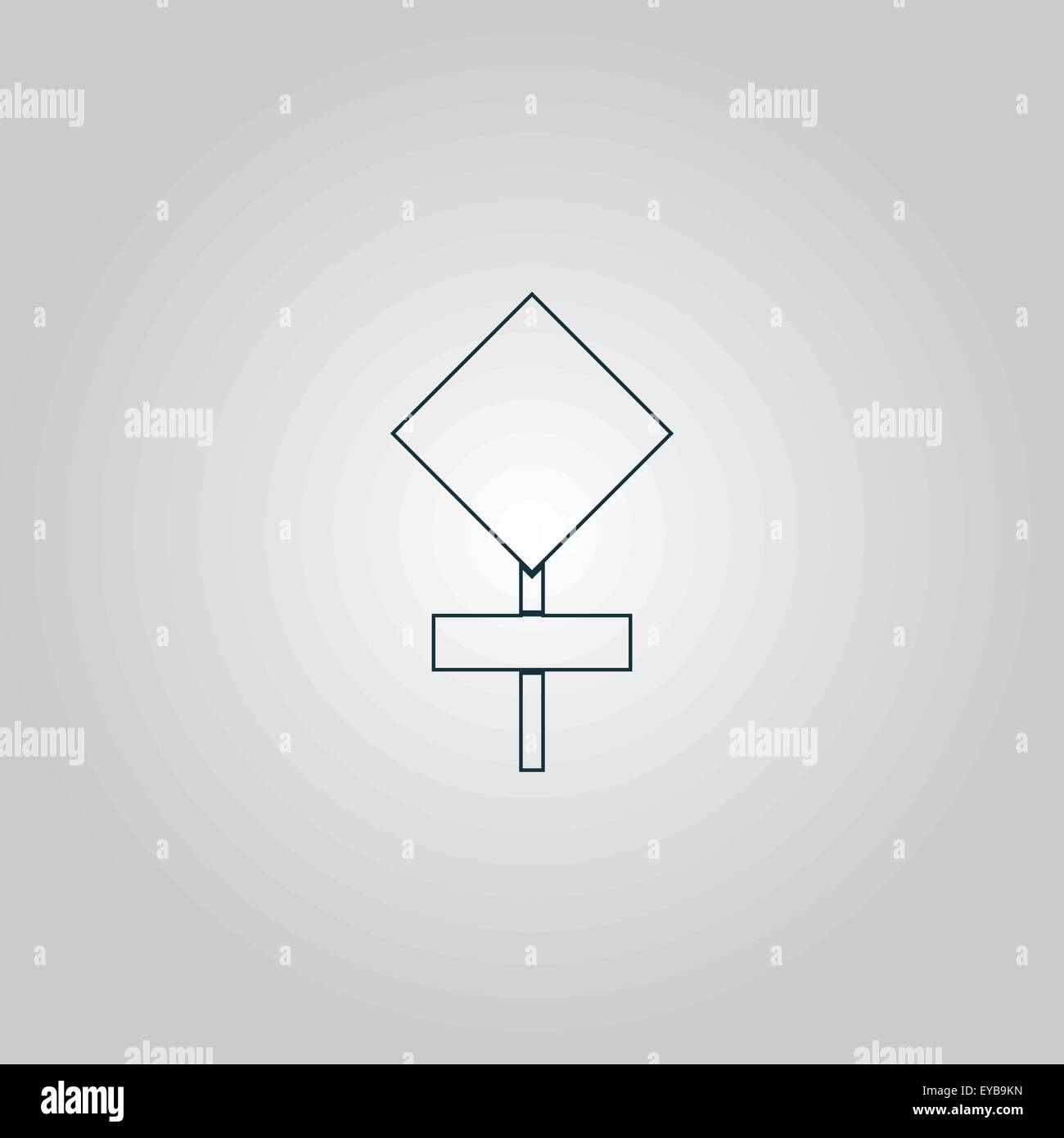 Empty warning sign Stock Vector Image & Art - Alamy